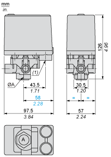 XMPA25B2131 - Pressure sensors XM, pressure sensor XMP, 25 bar, G 1/4 ...